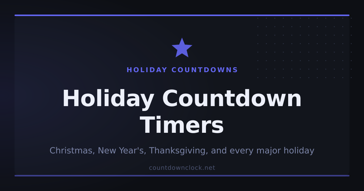 How Many Days Until New Year's Eve 2026 | CountdownClock.net